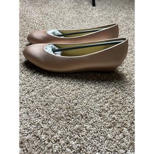 Shoes | Angel Steps Jandress Rose Gold Flats | Poshmark